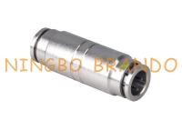China Brass Push Fit Pneumatic Air Coupling Union Straight 6mm 8mm 1/8'' 1/4'' for sale