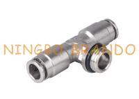 China Air Hose Quick Connect Fittings Male Branch Tee 1/8'' 1/4'' 3/8'' 1/2'' for sale
