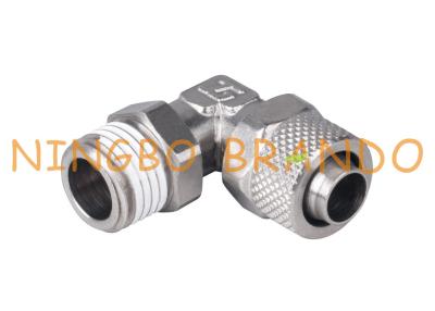 China Fast Twist Pneumatic Hose Fittings Male 90 Degree Elbow 1/8'' 1/4'' for sale
