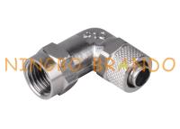 China Fast Twist Pneumatic Hose Fitting Female 90 Degree Elbow 1/8'' 1/4'' for sale