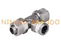 China Quick Twist Pneumatic Hose Fittings Male Banch Tee 1/8'' 1/4'' for sale