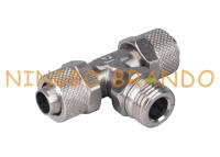 China Fast Twist Pneumatic Hose Fittings Male Banch Tee 3/8'' 1/2'' for sale