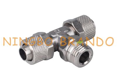 China Fast Twist Pneumatic Hose Fittings Male Banch Tee 3/8'' 1/2'' for sale