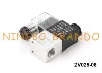 China 2V025-08 Airtac Type Pneumatic Solenoid Valve 12VDC PT1/4'' for sale