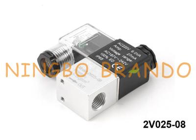 China 2V025-08 Airtac Type Pneumatic Solenoid Valve 12VDC PT1/4'' for sale
