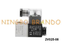 China 2V025-1/4 2/2 Way Pneumatic Solenoid Valve 24VDC 12VDC for sale