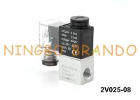 China 2V025-08 Airtac Type Air Solenoid Valve 1/4'' 24VDC 12VDC for sale
