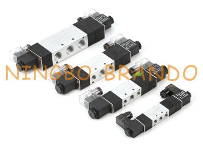 China 5/3 Way Pneumatic Double Solenoid Valve 5 Way 3 Position for sale