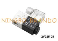 China 2V025-08 Airtac Type Pneumatic Solenoid Valve 1/4'' 24V DC 12V DC for sale