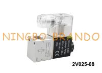 China 2V025-08 Airtac Type Pneumatic Solenoid Valve 1/4'' BSP 220V AC for sale