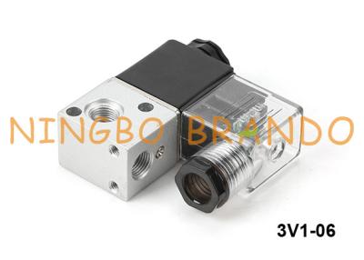 China 3V1-06-DC24V Airtac Type Pneumatic Solenoid Valve 3 Way 24V DC for sale