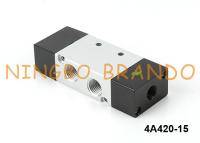 China 4A420-15 Airtac Type Double Air Pilot Valve 5 Way Pneumatic Control for sale