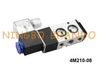 China 4M210-08 Airtac Type Namur Solenoid Valve 5/2 Way G1/4'' 24V 220V for sale