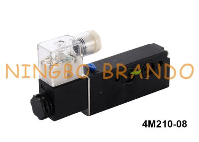 China 4M210-08 Airtac Type 5/2 Namur Solenoid Valve G1/4'' 24VDC 220VAC for sale