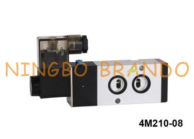China 5/2 G1/4'' Namur Solenoid Valve 4M210-08 Airtac Type 24V DC 220V AC for sale