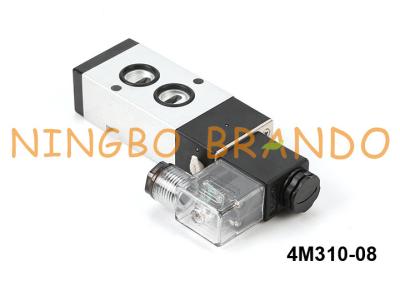 China 4M310-08 Airtac Type Namur Mount Solenoid Valve 5/2 24VDC 220VAC for sale