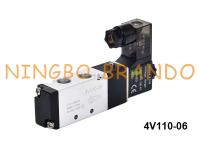 China 4V110-06 Airtac Type Pneumatic Solenoid Valve 4V110-06-DC24V 24VDC for sale