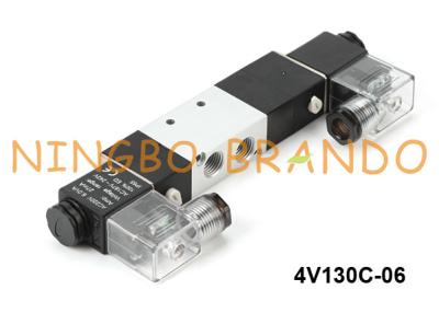 China 4V130C-06 Airtac Type Pneumatic Solenoid Valve 5/3 Way 24V 220V for sale