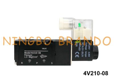 China 4V210-08 Airtac Type Pneumatic Solenoid Valve 4V210-08-B 24VDC for sale