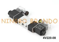 China 4V220-08 Airtac Type Pneumatic Solenoid Valve 4V220-08-DC24V DC24V for sale