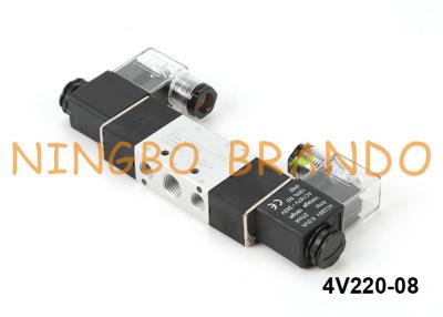 China 4V220-08 Airtac Type Pneumatic Solenoid Valve 4V220-08-DC24V DC24V for sale