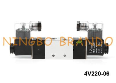 China 4V220-06 Airtac Type Pneumatic Solenoid Valve 4V220-06-DC24V 24V DC for sale