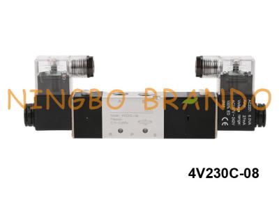 China 4V230C-08-DC24V Airtac Type Pneumatic Solenoid Valve 5/3 Way 24V DC for sale