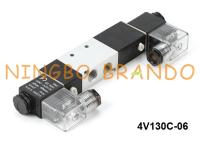 China 4V130C-06 Airtac Type 5/3 Way Pneumatic Solenoid Valve 24VDC 220VAC for sale