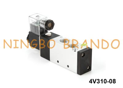 China 4V310-08 Airtac Type Solenoid Pneumatic Valve 5/2 Way 24V DC 220V AC for sale