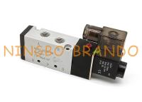 China 4V310-08 1/4'' 5/2 Way Single Coil Pilot Pneumatic Solenoid Valve for sale