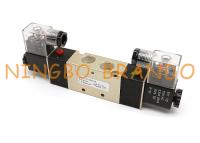 China 4V320-10 3/8'' Double Coil 5/2 Way Pilot Pneumatic Solenoid Valve for sale