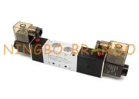 China 4V330C-10 3/8'' Double Solenoid 5/3 Way Close Center Pneumatic Solenoid Valve for sale