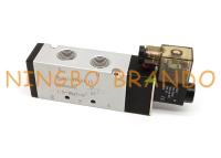 China 4V410-15 1/2'' Single Coil 5/2 Way Directional Pneumatic Valve for sale