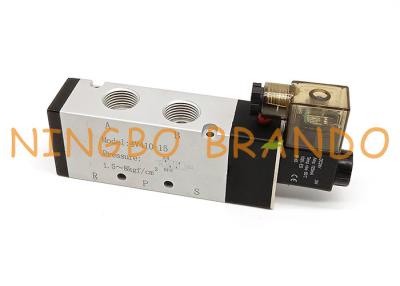 China 4V410-15 1/2'' Single Coil 5/2 Way Directional Pneumatic Valve for sale