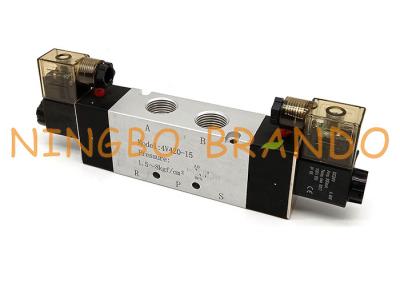 China 4V420-15 1/2'' 5/2 Way Double Solenoid Pneumatic Solenoid Valve for sale