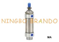 China Stainless Steel Mini Air Cylinder Pneumatic Airtac Type MA40X25 for sale