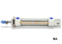 China Mini Air Pneumatic Piston Cylinders Stainless Steel Airtac Type MA16X75 for sale