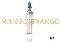 China 25mm Bore 50mm Stroke Mini Pneumatic Cylinder Airtac Type MA25x50 for sale