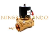 China 1-1/2'' Inch UW-40 2W400-40 Pilot Diaphragm Brass Solenoid Valve for sale