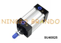 China 40mm Bore 25mm Stroke Air Pneumatic Cylinder Airtac Type SU40X25 for sale