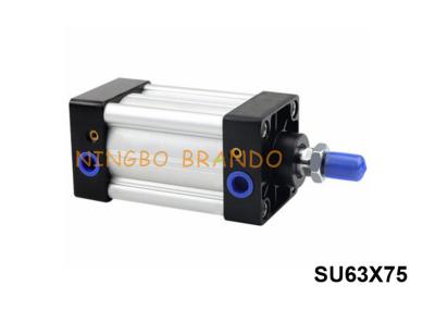 China Double Acting Pneumatic Cylinder Airtac Type SU63X75 63mm Bore 75mm Stroke for sale