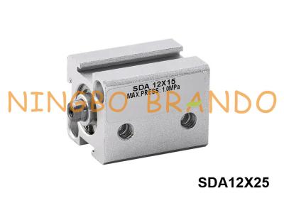 China Airtac Type SDA12X25 Compact Pneumatic Cylinder 12mm Bore 25mm Stroke for sale