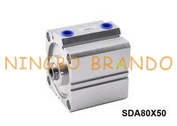 China Airtac Type SDA80X50 Compact Air Cylinder 80mm Bore 50mm Stroke for sale