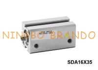 China Airtac Type SDA16X35 Pneumatic Compact Cylinder 16mm Bore 35mm Stroke for sale