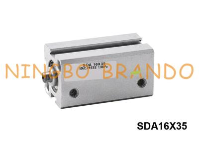 China Airtac Type SDA16X35 Pneumatic Compact Cylinder 16mm Bore 35mm Stroke for sale