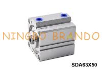 China Airtac Type SDA63X50 Compact Cylinder Pneumatic 63mm Bore 50mm Stroke for sale