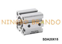 China Airtac Type SDA20X15 Pneumatic Compact Air Cylinder Double Action for sale