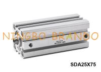 China Airtac Type Pneumatic Cylinder Compact SDA25X75 25mm Bore 75mm Stroke for sale