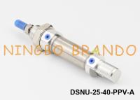 China Round Body Pneumatic Piston Air Cylinder Festo Type DSNU-25-40-PPV-A for sale