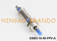 China Festo Type DSNU-10-40-PPV-A Pneumatic Air Cylinder Aluminum Round Body for sale